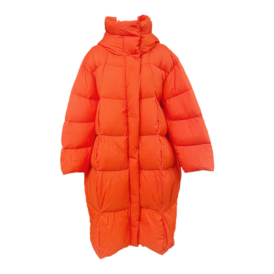 容子木ROSEMOO25冬商场同款轻暖舒适连帽长款羽绒服RSS4YP409D