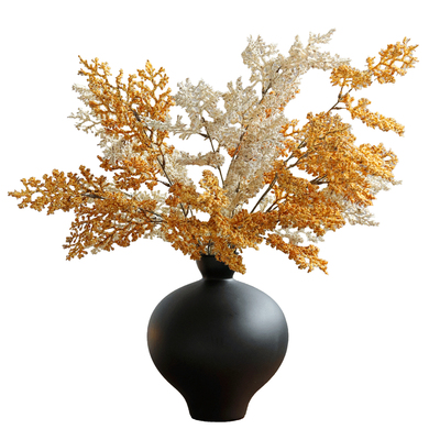 高级感油画雾凇仿真花