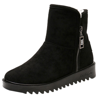 棉鞋送运费险雪地靴冬寄