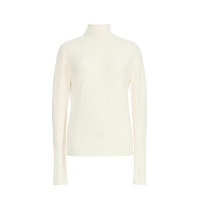 【大秀同款】AUM噢姆2025年冬季新款雪尼尔针织小高领打底上衣女