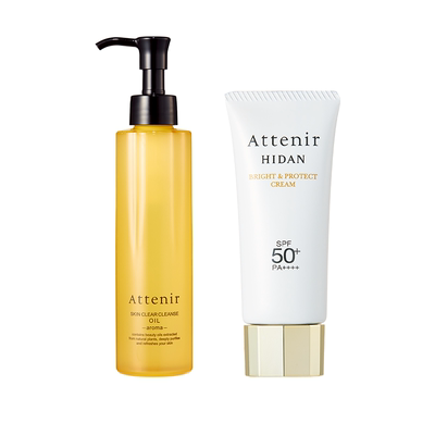 【官方旗舰店】艾天然卸妆油新升级气垫油+防晒隔离霜SPF50+套装