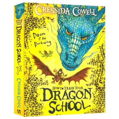 How to Train Your Dragon School Doom of the Darkwing 驯龙高手学校 暗翼的厄运 章节小说 奇幻魔法故事 英文原版进口儿童图书