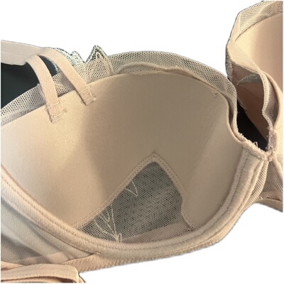 YI70B 80B 80C粉刺绣钢圈半杯超薄花之精灵软聚拢舒适有型