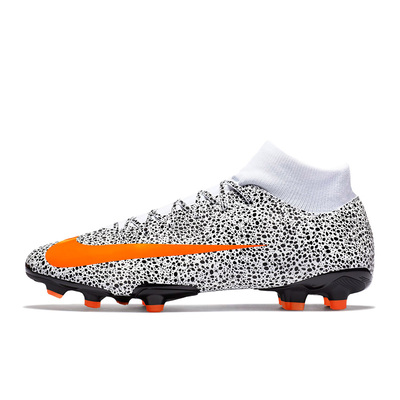 Nike/耐克正品 当季雪豹配色刺客中端CR7高帮MG短钉足球鞋 CZ5853