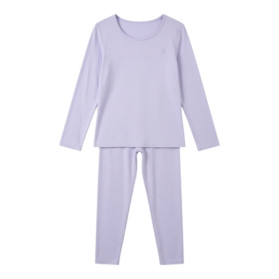 都市丽人加拿大鹅圆领保暖套装