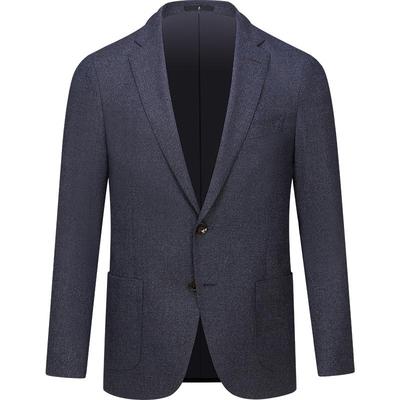 lampo蓝豹双开叉超修身西服套装