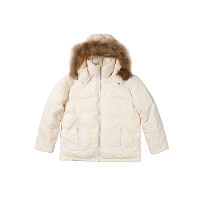 CycleDocument貉子毛领羽绒服