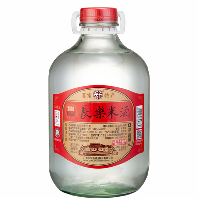 长乐米酒45度5L浸泡用酒玻璃桶装