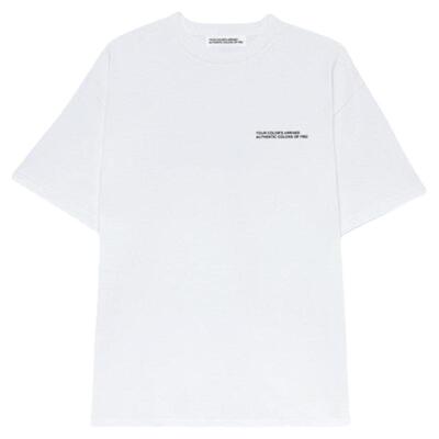 夏T纯棉男女街头短袖英文印花