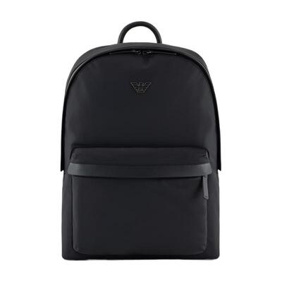 阿玛尼男女大容量拉链手提双肩包