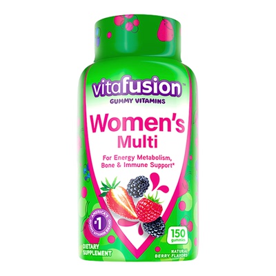 美国vitafusion女士复合维生素软糖150粒b12多维片多种综合营养包