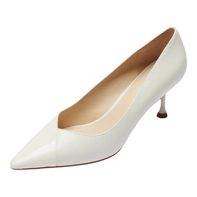 莱尔斯丹通勤真皮细高跟单鞋女