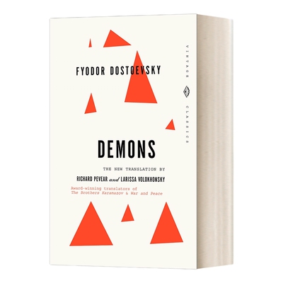 英文原版小说 Demons A Novel in Three Parts Vintage Classics 群魔 陀思妥耶夫斯基 200年诞辰纪念版 英文版 进口英语原版书籍