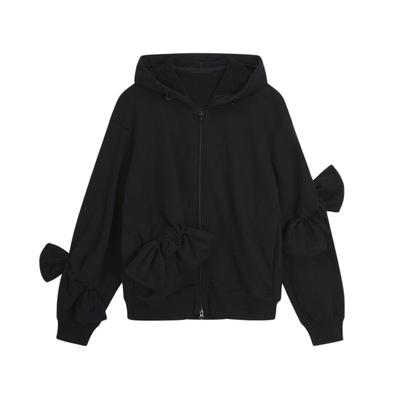 JNBY/江南布衣蝴蝶结宽松卫衣