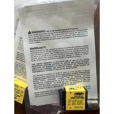 议价全新BANNER/美国邦纳SM312FPQD光电传感器