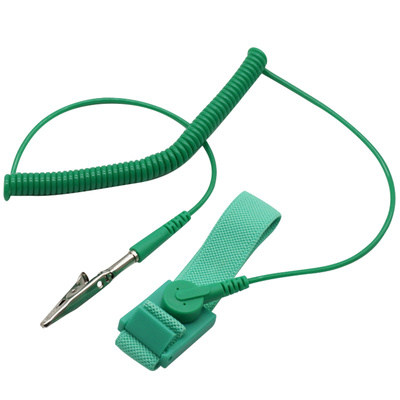 伊莱科绿色安全有线防静电手环