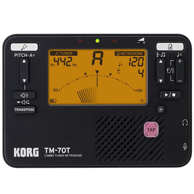 日本KORG节拍器校音器乐器通用调音器TM70T/C校音表电子节拍器