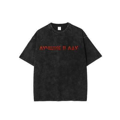 DNAHWK短袖男简约百搭水洗黑半袖