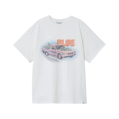 TYPESERVICE 蓝色骑行上衣 [白色] MUSINSA韩国直邮官方正品