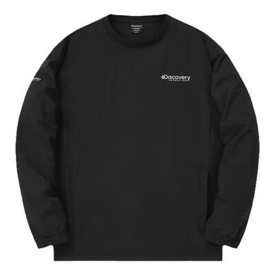 Discovery探索山系户外运动训练服简约休闲圆领套头衫卫衣男春秋