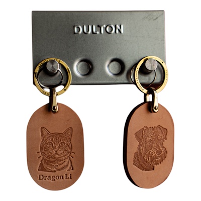 宠物专属定制皮具挂件