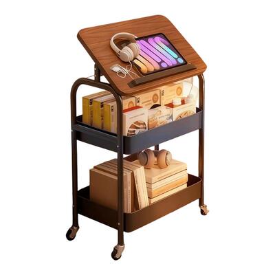可移动小推车沙发边床头置物架