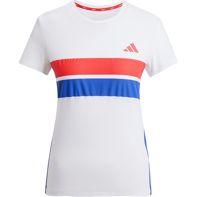 Adidas/阿迪达斯正品CLIMACOOL女士网眼透气圆领运动短袖JD7326