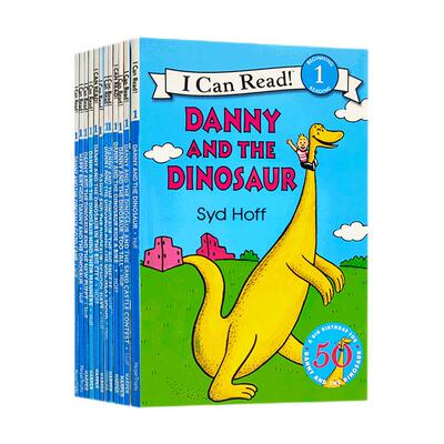 【原版正品】丹尼和恐龙12册Danny and the Dinosaur绘本icanread儿童英语分级阅读I can read level 1汪培珽推荐书单赠音频