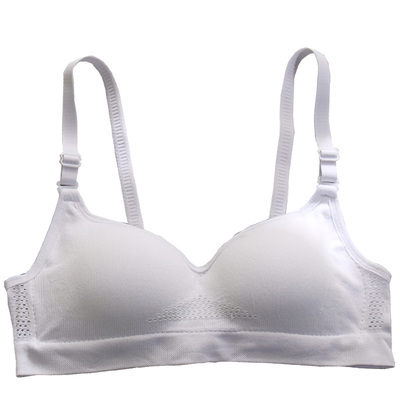 透气简约无钢托棉防下垂少女内衣