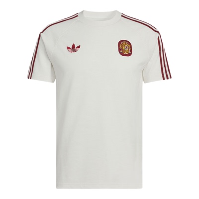 Adidas/阿迪达斯正品三叶草男士条纹修身针织圆领运动T恤JZ2256