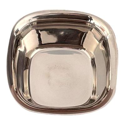 18-10 伦凯不锈钢 方碗 沙拉碗亮光 放水果高端小料理碗 吃饭碗