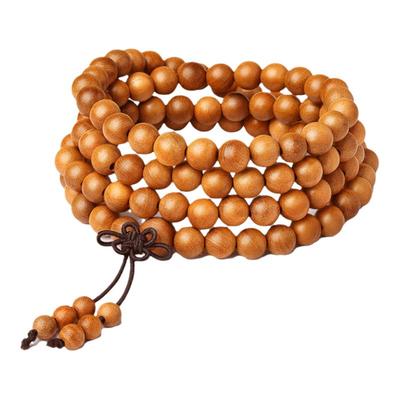 【普陀山官方力荐】桃木108手链