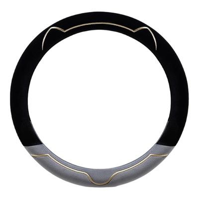 冬季毛绒可爱女款方向盘套