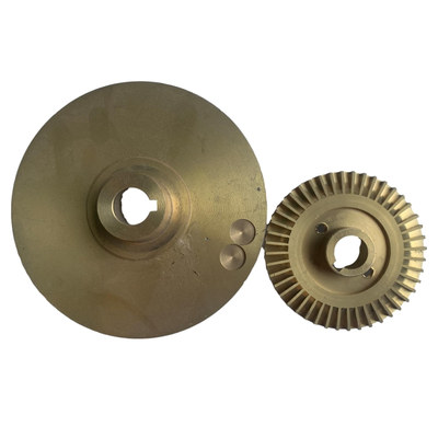 高温导热油泵配件黄铜叶轮齿轮