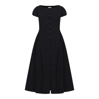 Letter from moon气质优雅长裙女2024夏季新款法式复古百搭连衣裙