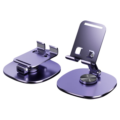 手机支架桌面懒人平板电脑支撑架可旋转折叠手机架高档合金直播视频ipad支撑架子金属720旋转手机架支架便携