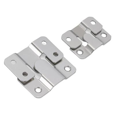 不锈钢山字扣山字型卡扣家具连接配件扣墙壁隐形挂扣挂画相框滑扣