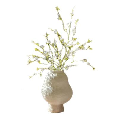 仿真绿植飘雪假花雪柳柳枝