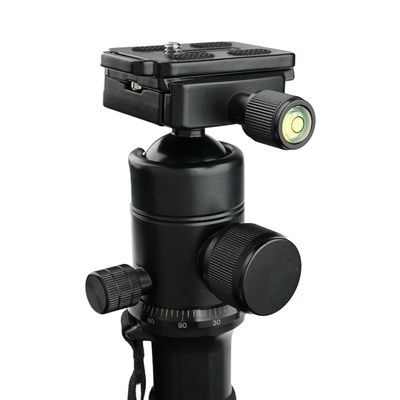 铝合金单反相机全景侧翻球形云台