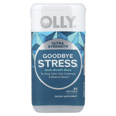 OLLY告别压力多重益处混合配方保持注意力冷静集中平衡情绪含茶氨