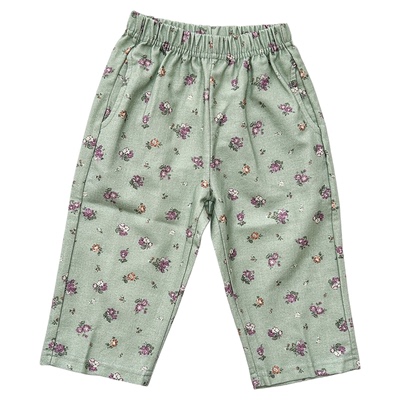 7Z Little日本pippi lotta FW25儿童碎花打底衣打底裤套装长裤