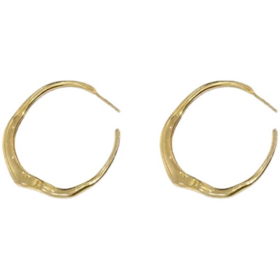 Unfolds夸张大圆圈耳环女