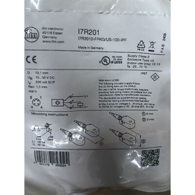 【请询价】全新品IFM易福门I7R201项目剩余有限
