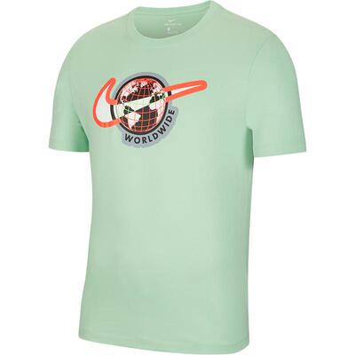 Nike/耐克官方正品运动男子透气休闲圆领印花户外短袖CW0387-318