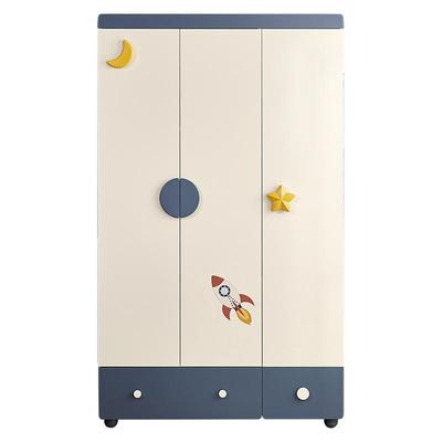 林氏现代简约儿童衣柜组装木业