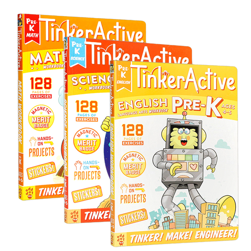 TinkeractiveWorkbooksPre-K3本