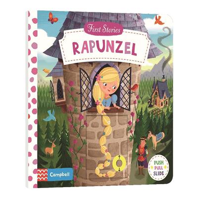 First Stories：Rapunzel 长发公主 纸板书 英文原版儿童绘本