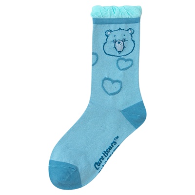 四季可穿爱心小熊AFGH中筒袜