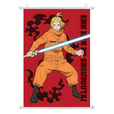 炎炎消防队 环古达 武久火绳 亚瑟 二次元周边海报挂画壁画 谷子