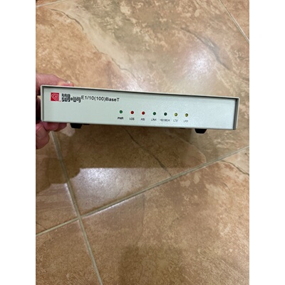 询价下单E1协议转换器，全新未使用。支持1/10BaseT接口，带电
